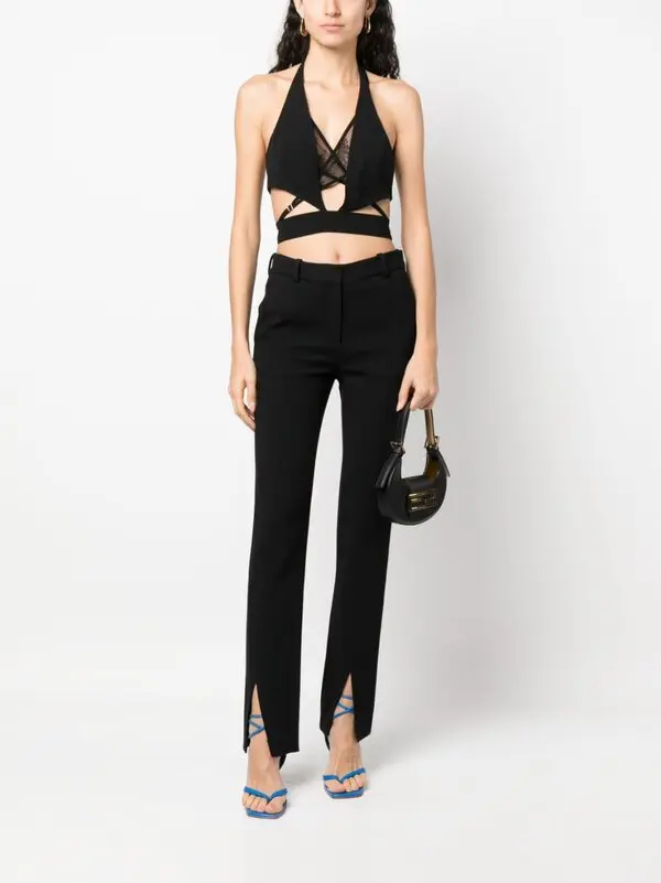 Dsquared2 Halterneck Cut-out Crop Top