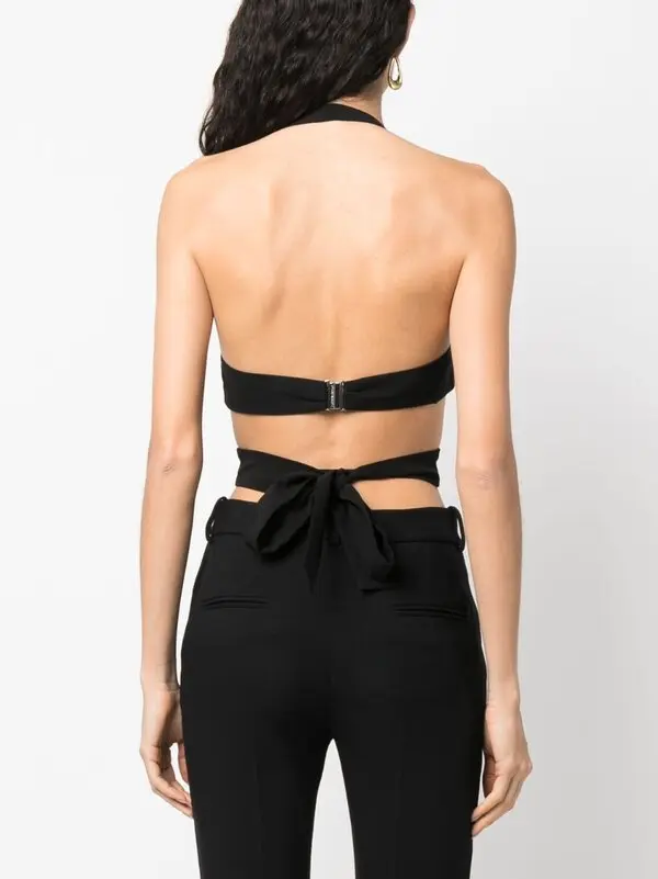 Dsquared2 Halterneck Cut-out Crop Top