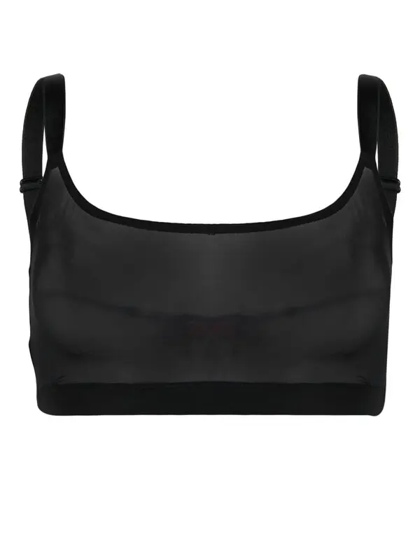 Dsquared2 Slogan-print Sports Bra - Black