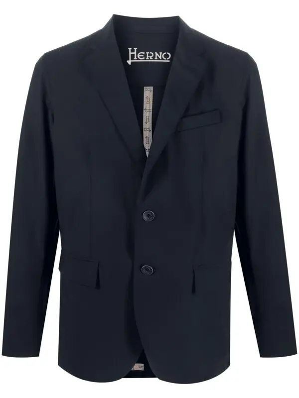 Herno Plain Single-breasted Blazer