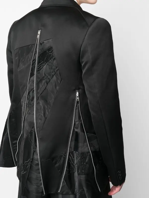 Comme Des Garçons Zip-details Blazer
