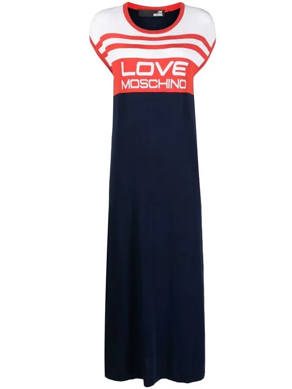 Moschino Logo-print Maxi Dress