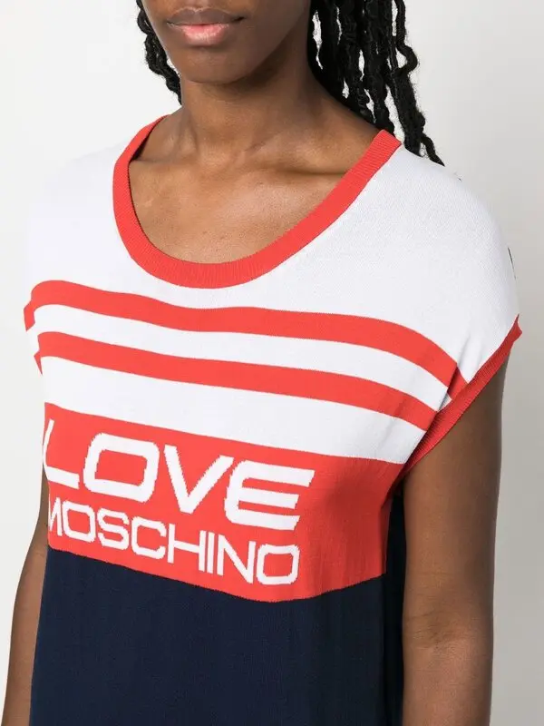 Moschino Logo-print Maxi Dress