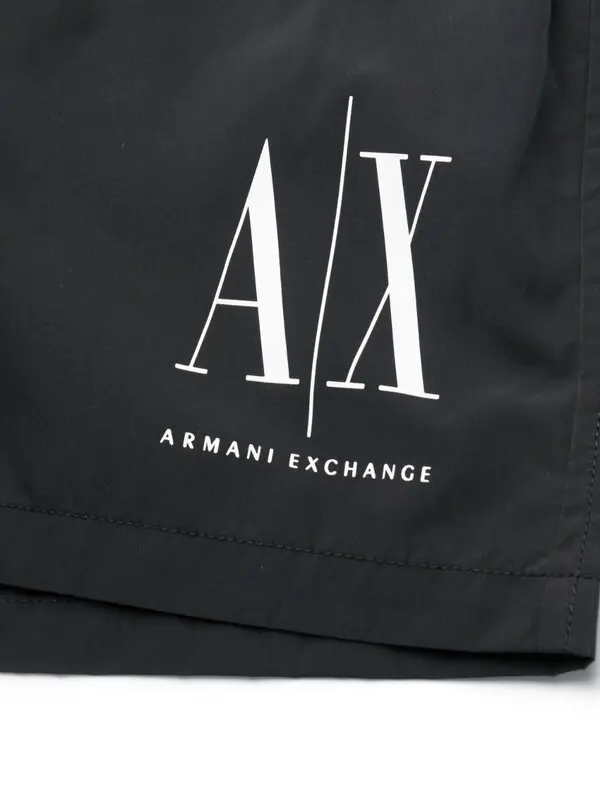 Armani Exchange Logo-print Swim Shorts
