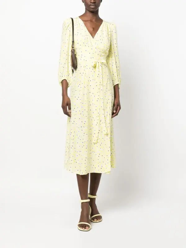 P.a.r.o.s.h Floral-print Silk Wrap Dress