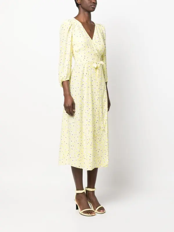 P.a.r.o.s.h Floral-print Silk Wrap Dress
