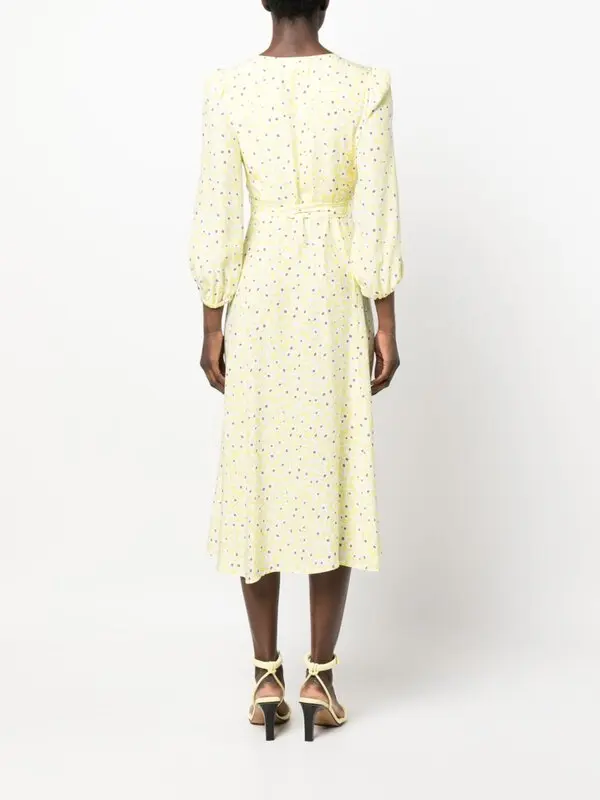P.a.r.o.s.h Floral-print Silk Wrap Dress