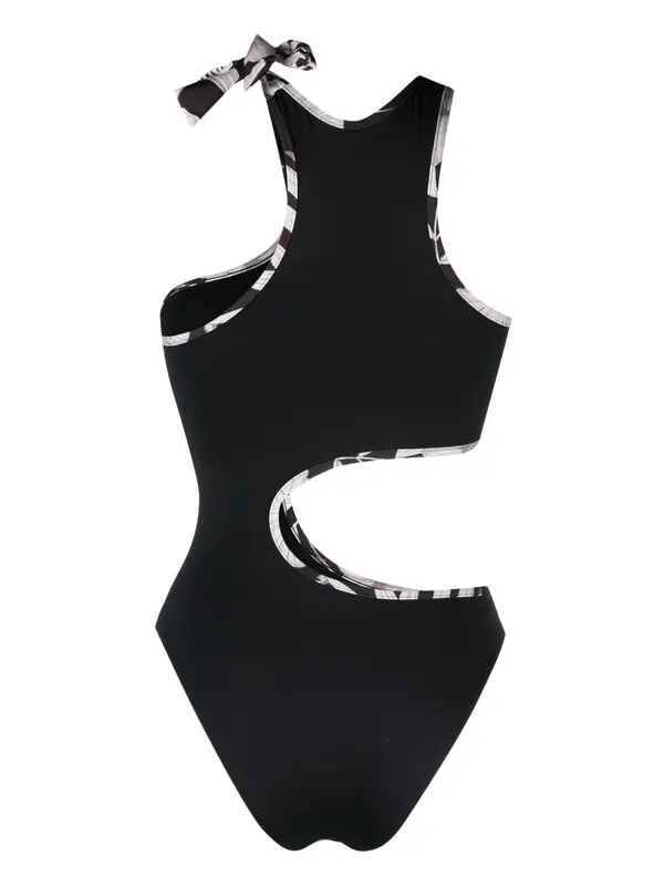 Pinko Cut-out Logo Swimsuit