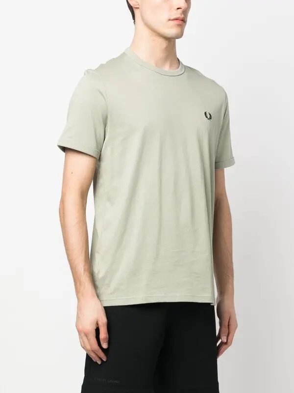 Fred Perry Ringer Logo-embroidered T-shirt