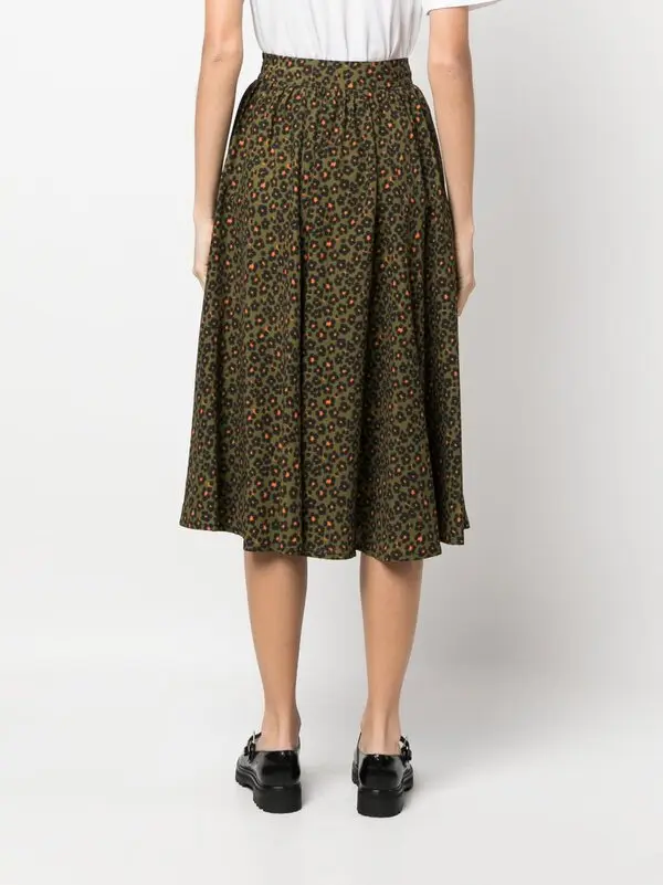 Kenzo Floral-print Midi Skirt