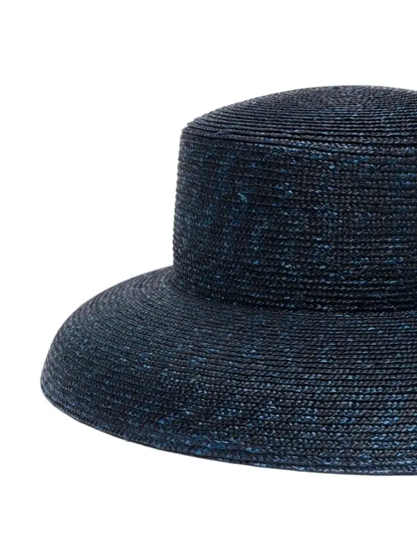 Alberta Ferretti Raffia Bucket Hat