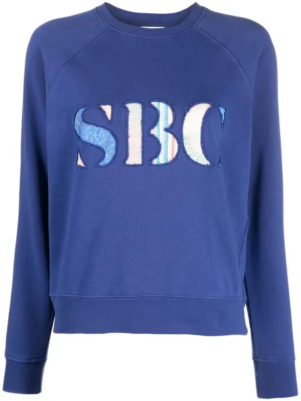 See By Chloé Cut-out Logo Sweatshirt - Blue