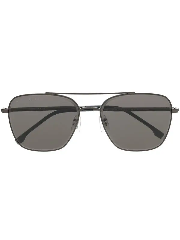 BOSS 1345-f-sk Pilot-frame Sunglasses - Black