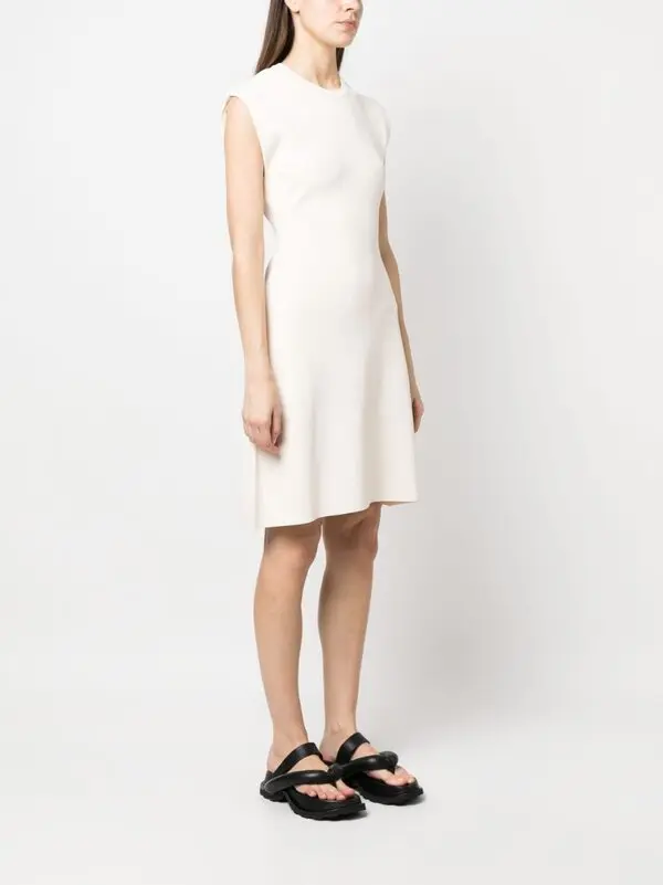 YVES SALOMON Fine-ribbed Sleeveless Mini Dress