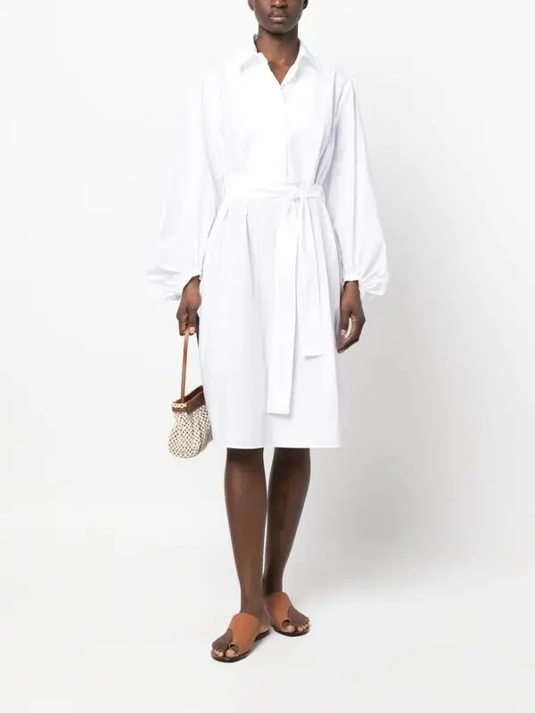 P.a.r.o.s.h Belted Shirt Dress