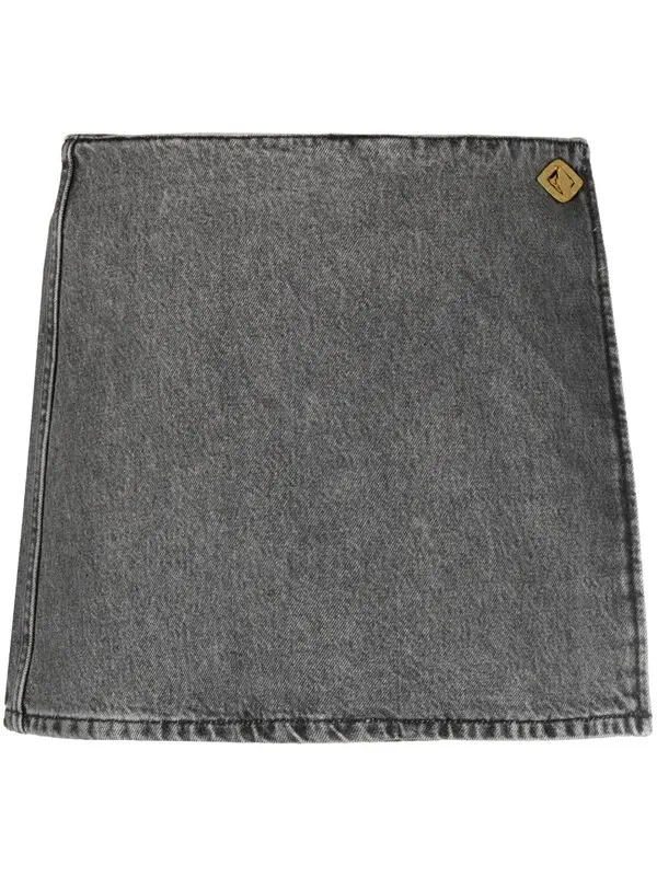 GANNI Wrap Mini Skirt