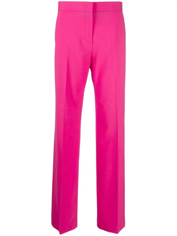 MSGM High-waisted Wide-leg Trousers