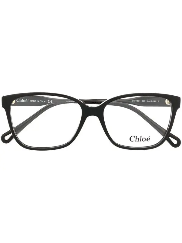 Chloé Square Frame Eyeglasses - Black
