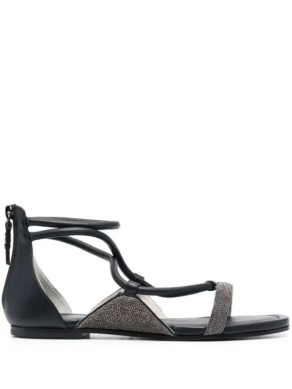 Fabiana Filippi 10mm Open-toe Leather Sandals