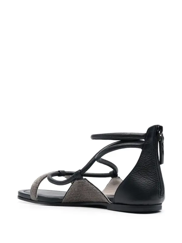 Fabiana Filippi 10mm Open-toe Leather Sandals