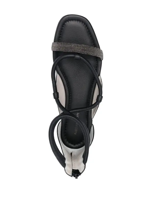 Fabiana Filippi 10mm Open-toe Leather Sandals