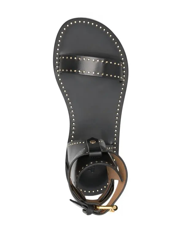 Isabel Marant Étoile Studded Calf Leather Sandals
