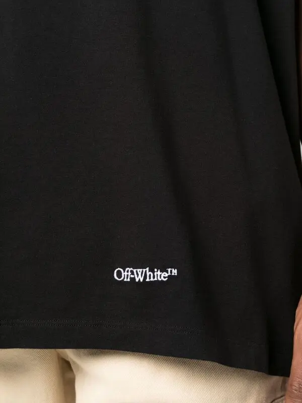 Off-White Scribble Diagonals-print T-shirt