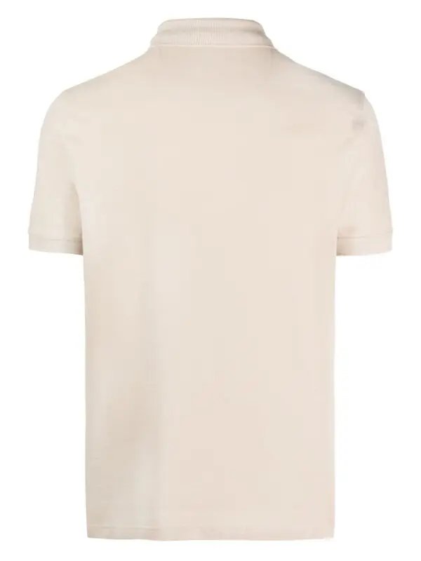 Barbour Embroidered-logo Polo Shirt - Neutrals