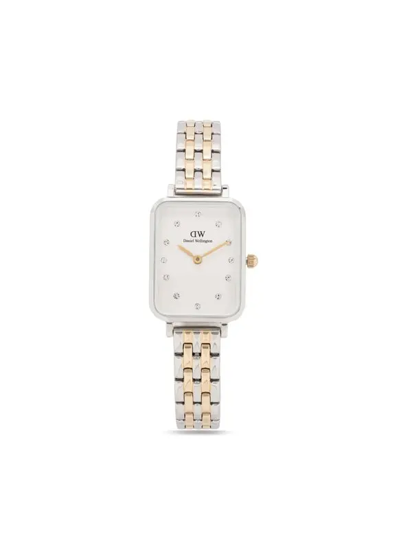 DANIEL WELLINGTON Quadro Lumine 5-link 26mm Watch - White