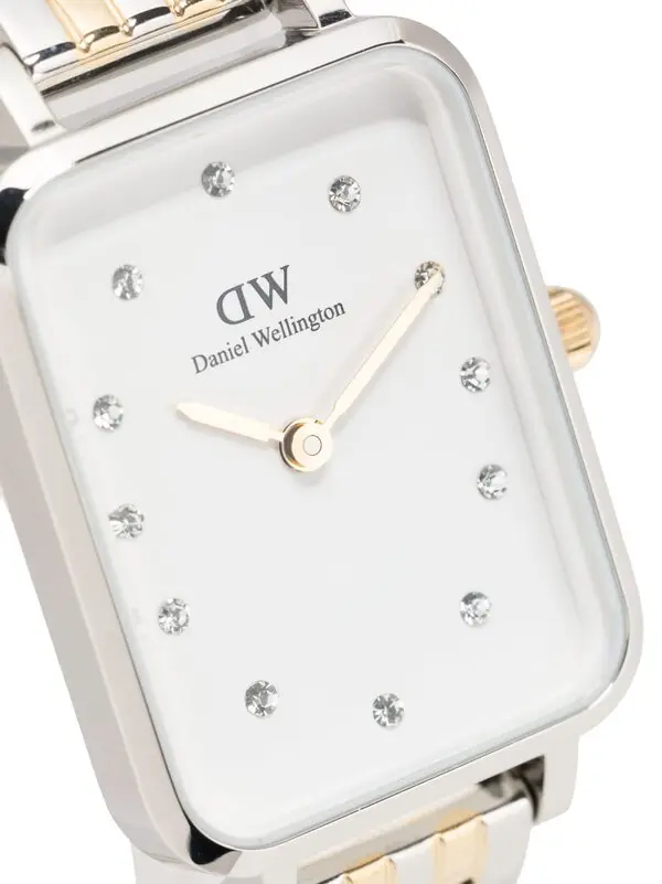 DANIEL WELLINGTON Quadro Lumine 5-link 26mm Watch - White