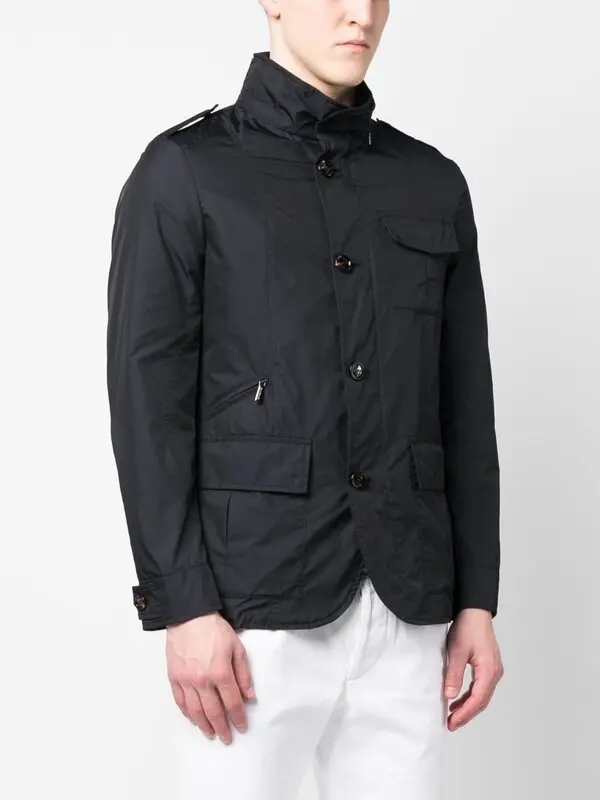 MOORER Porto Lightweight Jacket - Blue