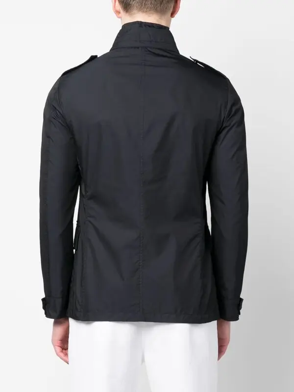 MOORER Porto Lightweight Jacket - Blue