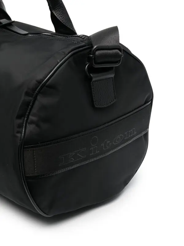 Kiton Logo-strap Travel Bag