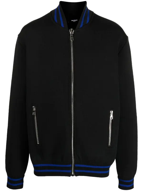 Balmain Zipped Knit Jumper