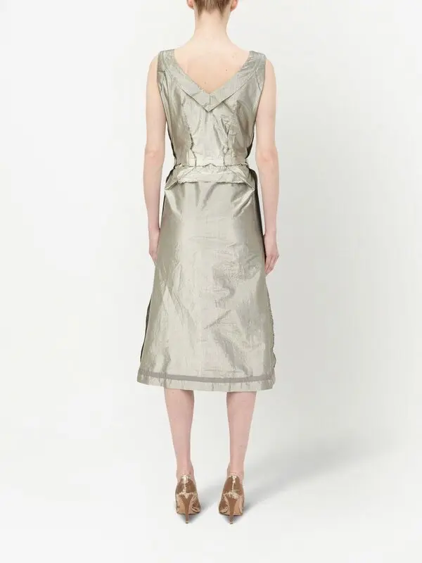MAISON MARGIELA Work-in-progress Midi Dress - Silver