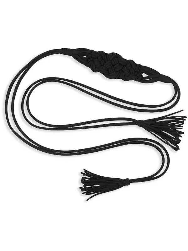 ERES Palm Braided Belt - Black