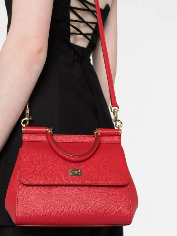 Dolce & Gabbana Medium Sicily Tote Bag - Red