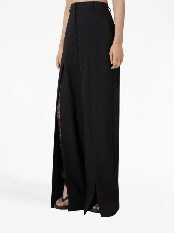 Burberry Wool Wide-leg Trousers