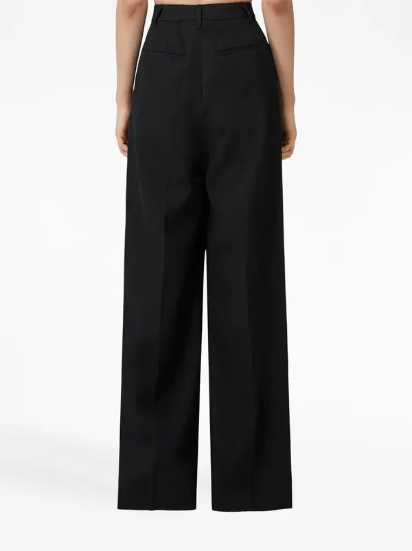 Burberry Wool Wide-leg Trousers