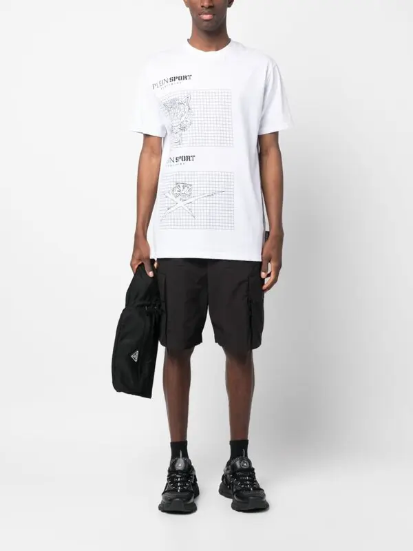 PLEIN SPORT Graphic-print Short-sleeve T-shirt