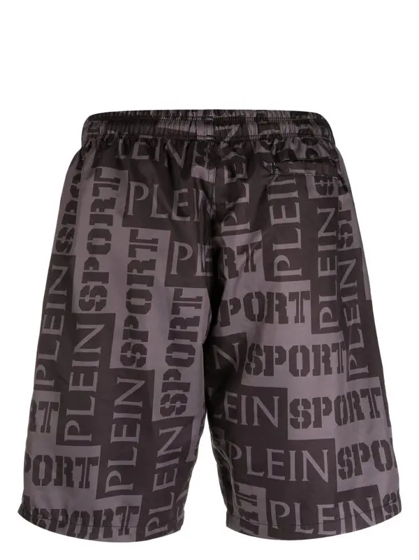 PLEIN SPORT Logo-print Swim Shorts