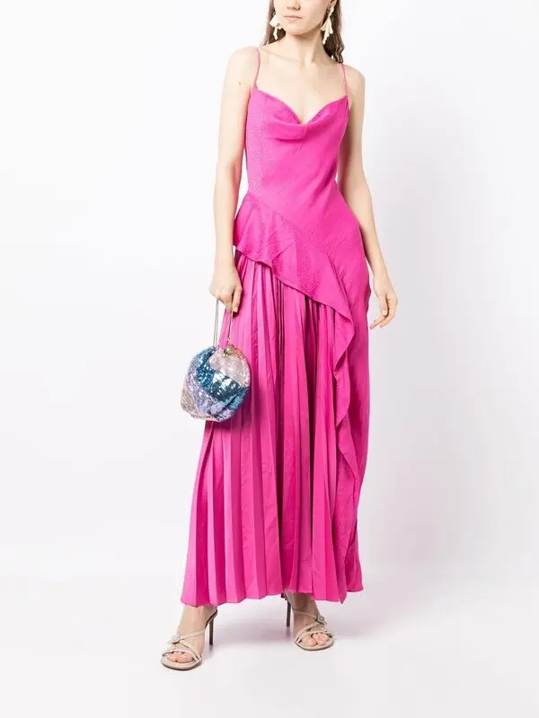 Acler O'Sullivan Leopard-Jacquard Dress In Pink - 30% Off | Editorialist