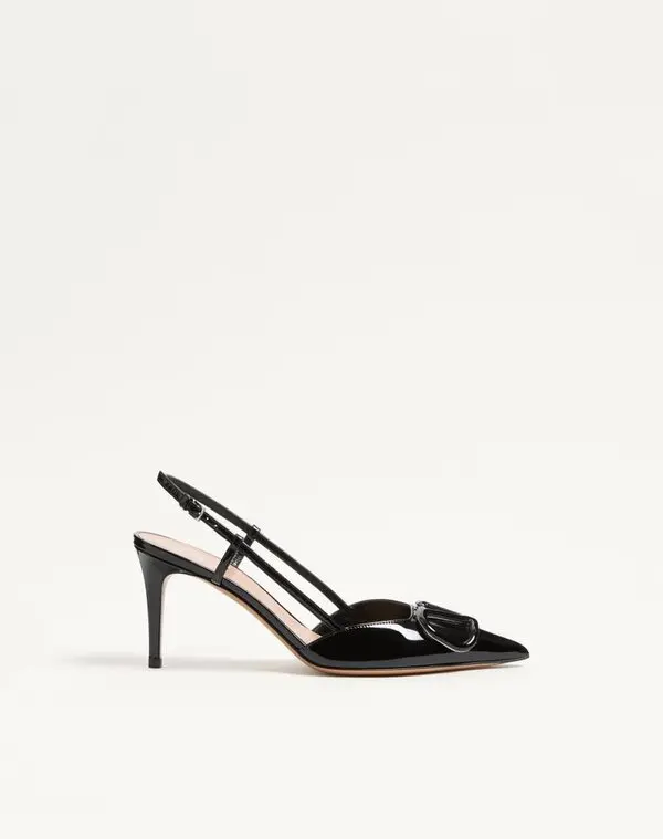 VALENTINO GARAVANI WITH UNDERCOVER Garavani Vlogo Signature Slingback Pumps - Black