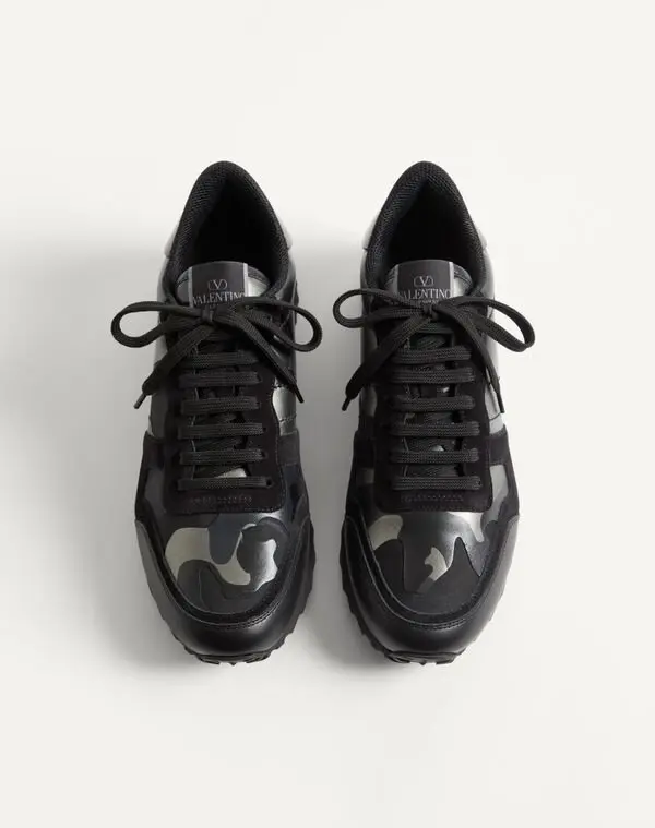 Valentino Garavani Rockrunner Sneaker - Black