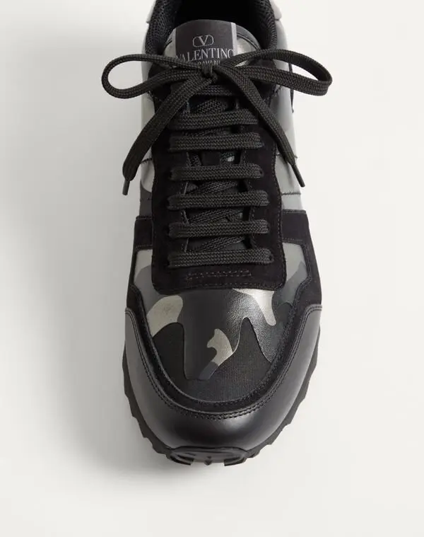 Valentino Garavani Rockrunner Sneaker - Black
