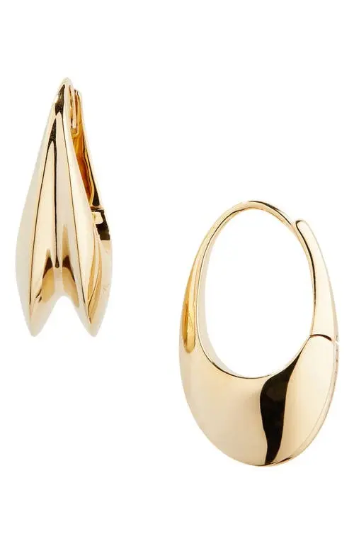 Saint Laurent Arty Hoop Earrings