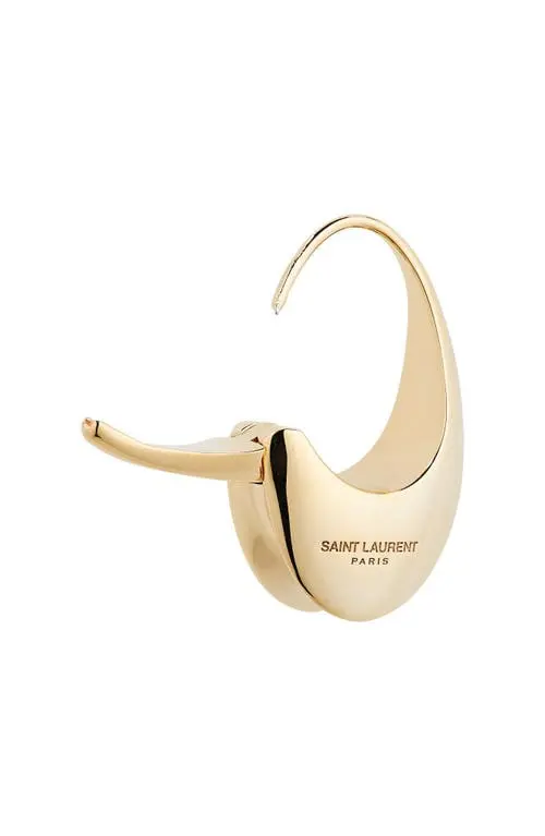 Saint Laurent Arty Hoop Earrings