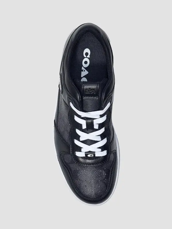 COACH Signature Leather Monogrammed Sneakers