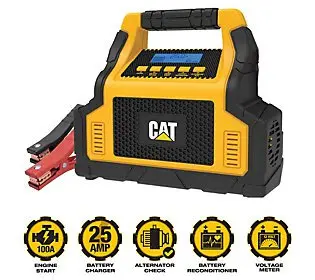 CATERPILLAR Cat Cbc100e Professional 25-amp Battery Charger W/engine Start