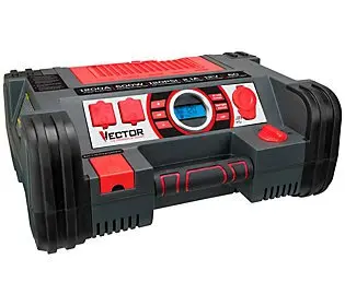 VECTOR 1200 Peak Amp Jump Starter W/ Dual Power Inverter - One-color